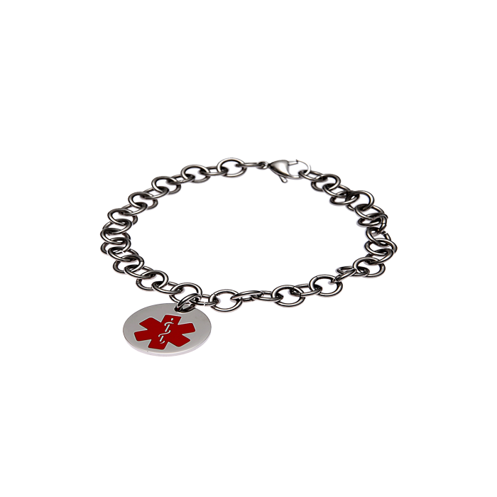 Medical alert charm bracelet store